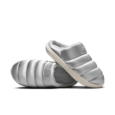 Nike white slippers store
